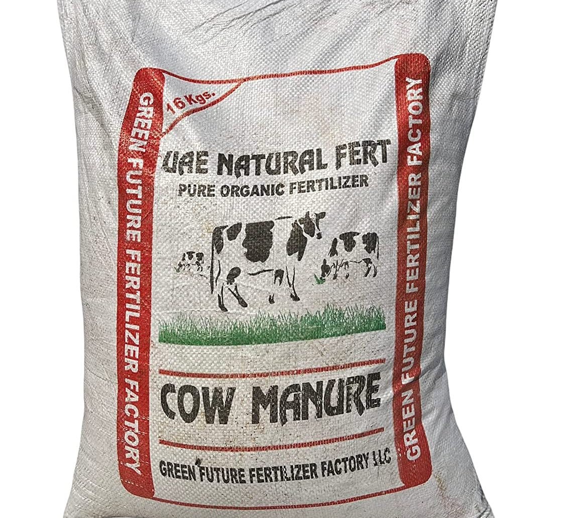Cow Manure "Organic" 100% Natural Fertilizer 10,16 & 25Kg سماد البقر ...