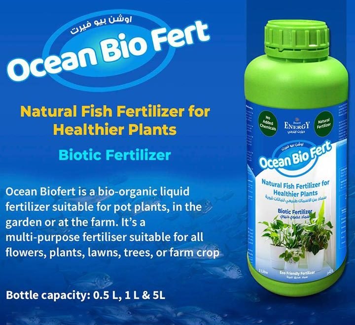 Ocean Bio Fert Fish Extract - Energize Your Dubai Garden! — Greensouq