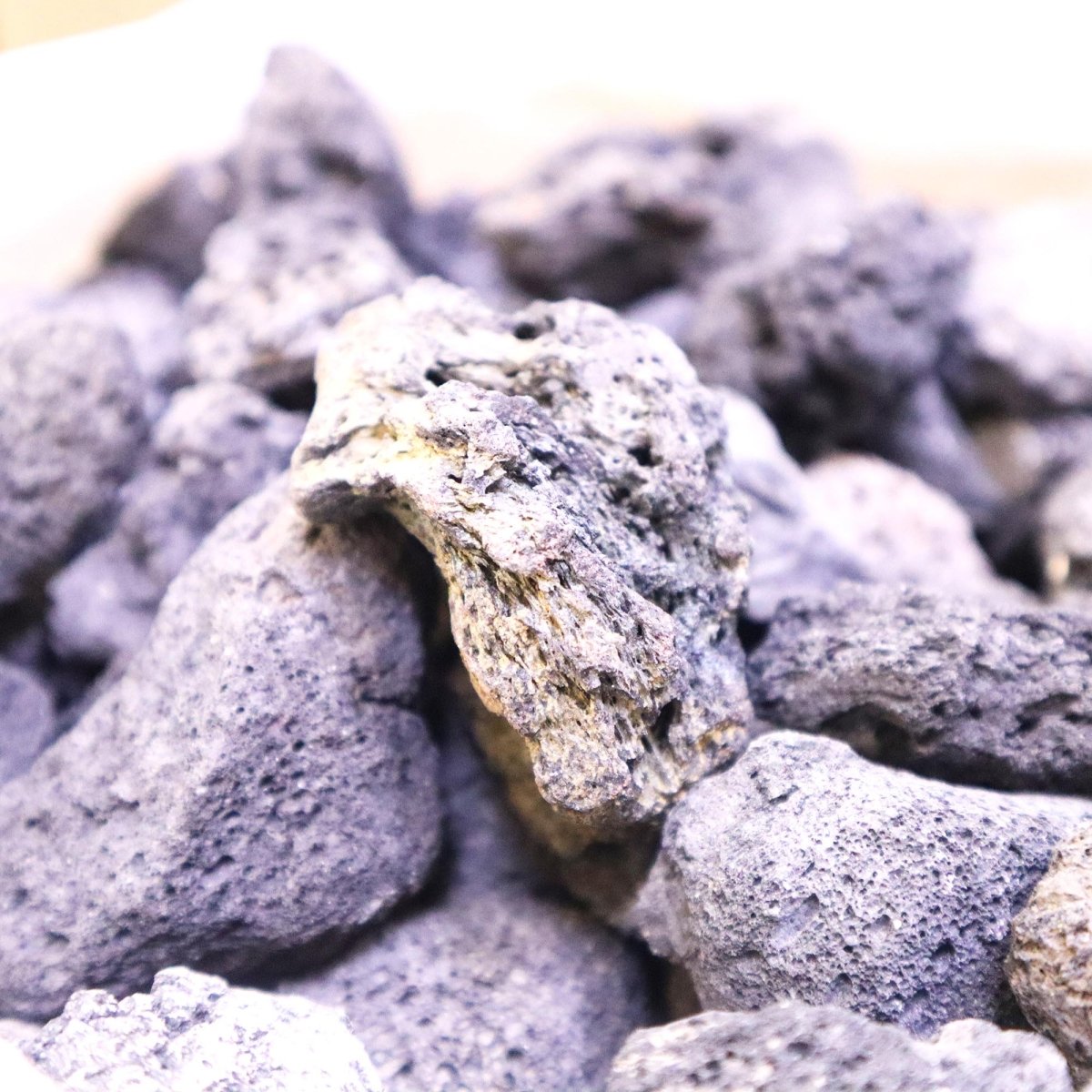 Gray Lava Stones - Natural Decorative Stone (3-5cm) 10kg — Greensouq