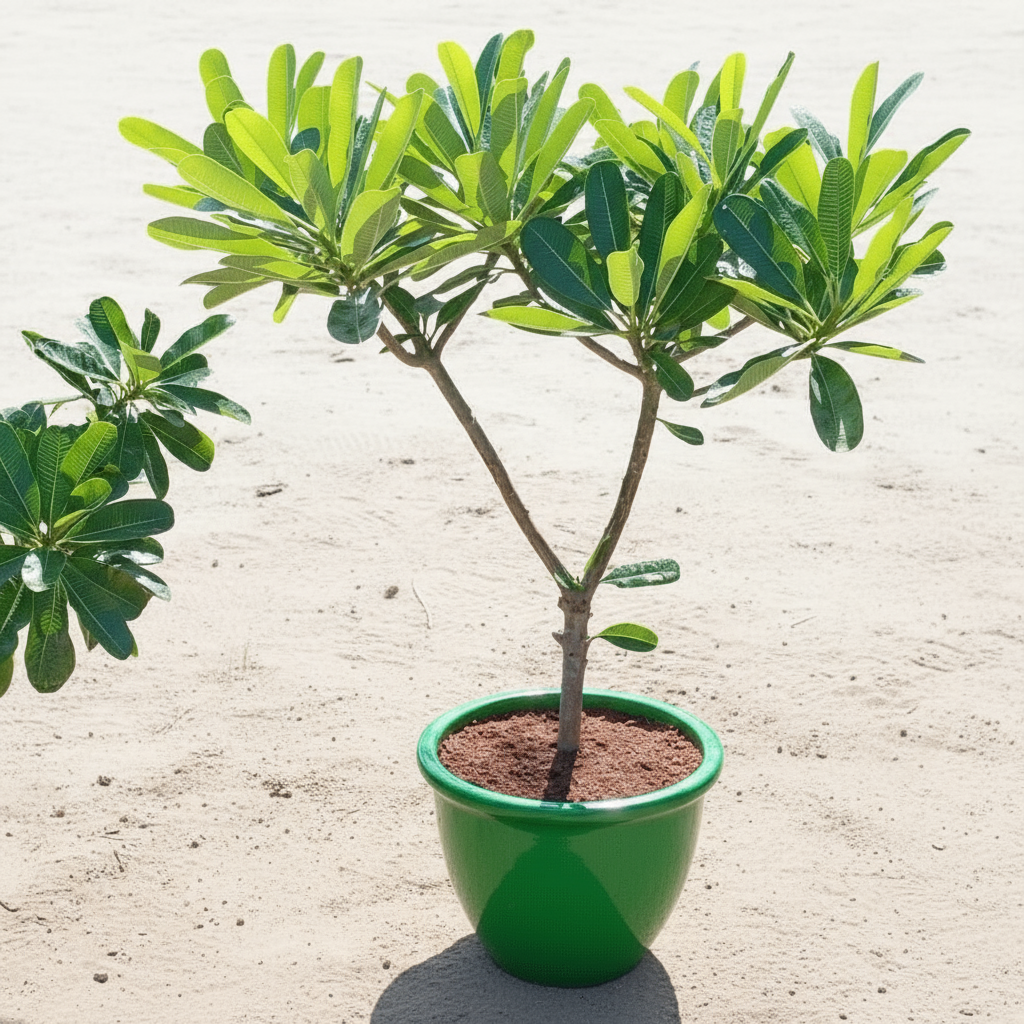 Plumeria Obtusa "Frangipani, The Temple Tree or Champa" — Greensouq