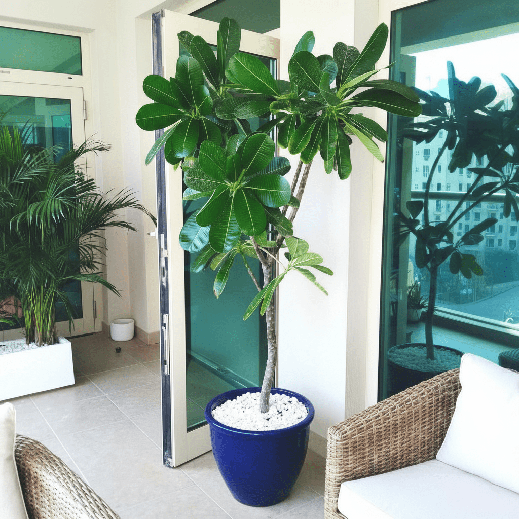 Plumeria Obtusa "Frangipani, The Temple Tree or Champa" — Greensouq